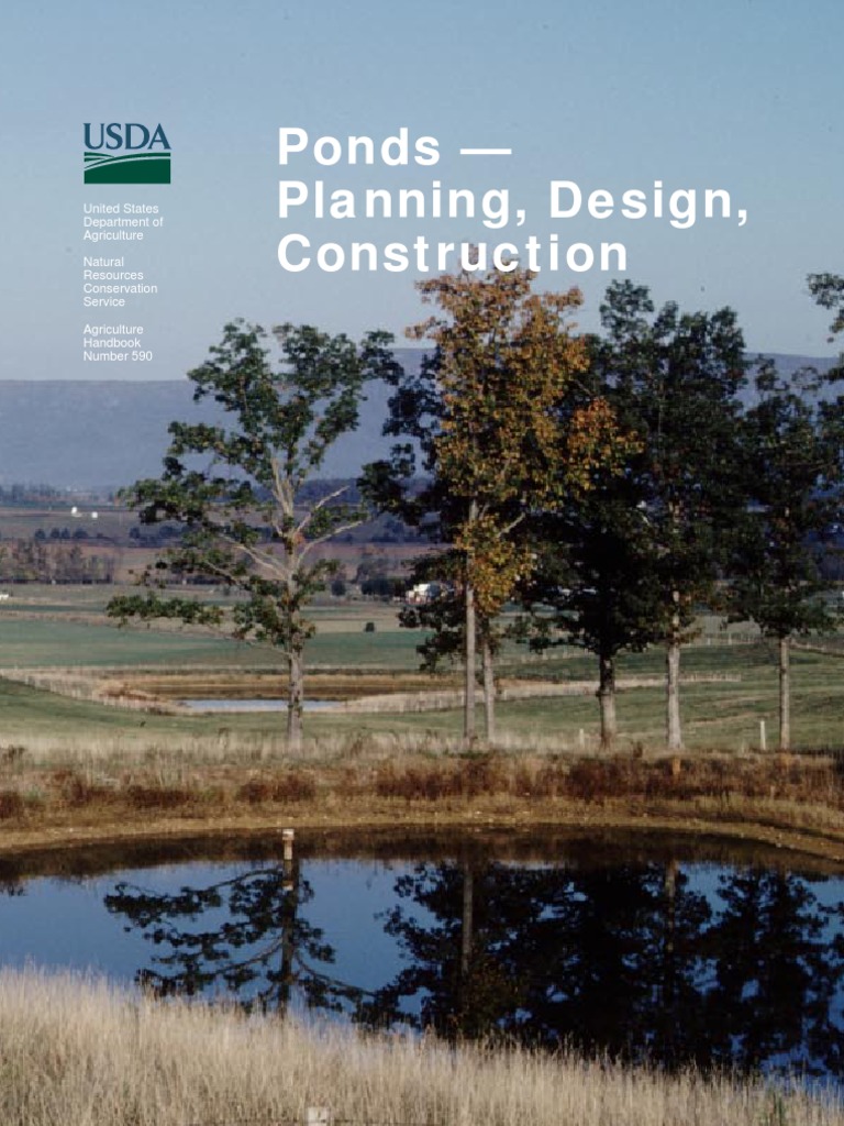 Ponds - Planning, Design, & Construction - USDA | PDF | Pond | Irrigation