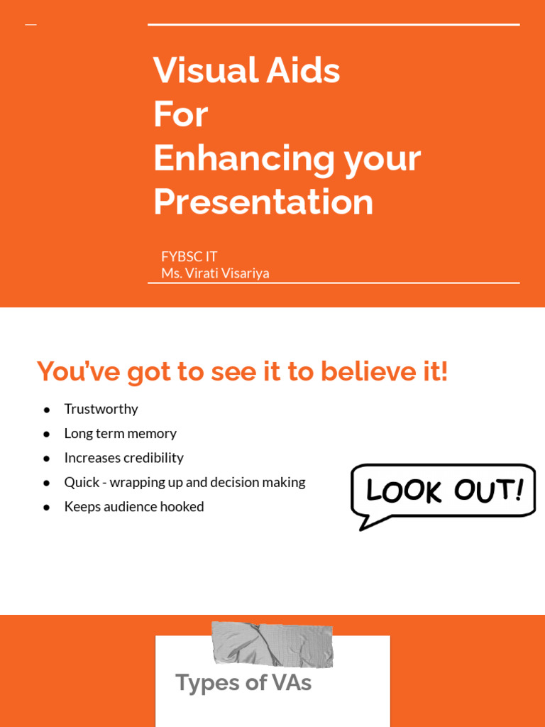 Visual Aids For Presentation Pdf