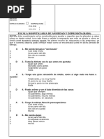 Cuestionario HADS en Español | PDF | Depresión (estado de ánimo) | Ansiedad