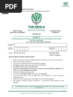 GRADE 8 SCIENCE EXAM PAPER2 3rd TERM | PDF | Chemical Elements | Proton