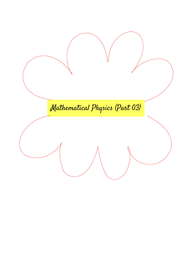 Mathematical Physics (Part - 03) (BSC Physics Notes) | PDF | Vector ...