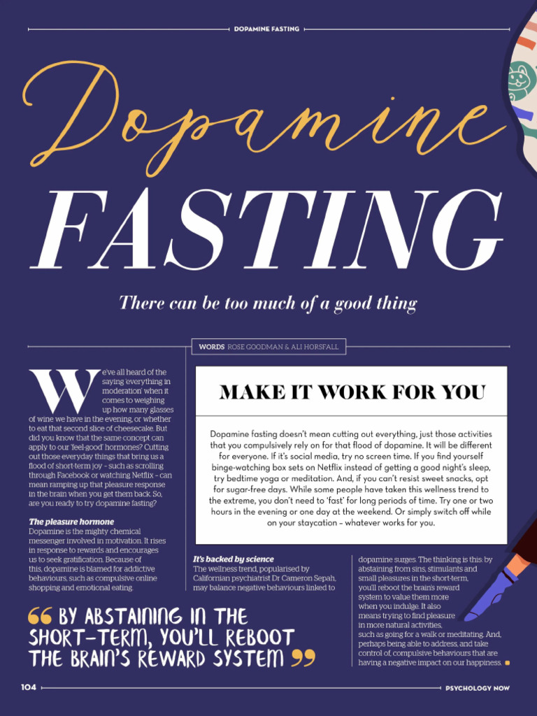 Dopamine Fasting | PDF