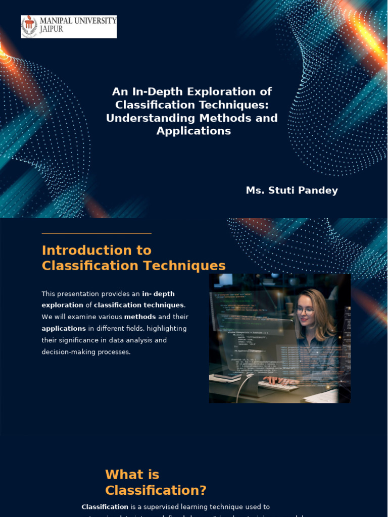 An in Depth Exploration of Classification Techniques - Understanding ...