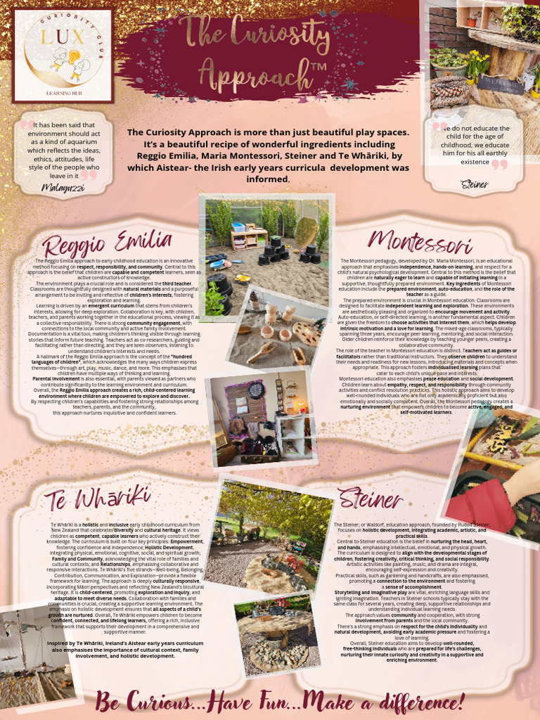 Poster Curiosity Approach | PDF | Waldorf Education | Learning