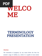 Common Terms and Abbreviations Used in Obstetrics | PDF