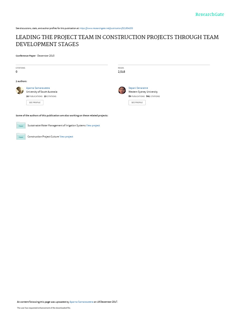 Case01-Leading Project Team | PDF | Leadership | Conflict Resolution