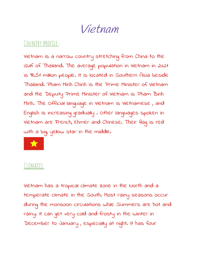 Sasha's Vietnam Reasearch Project | PDF