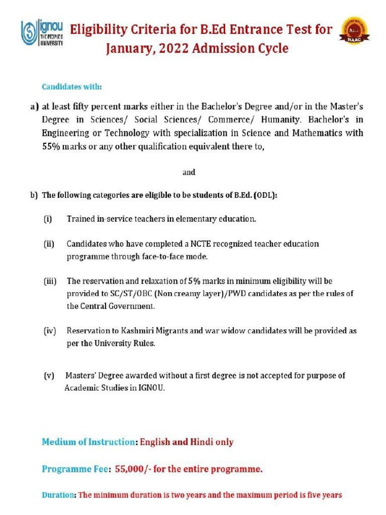 Eligibility | PDF