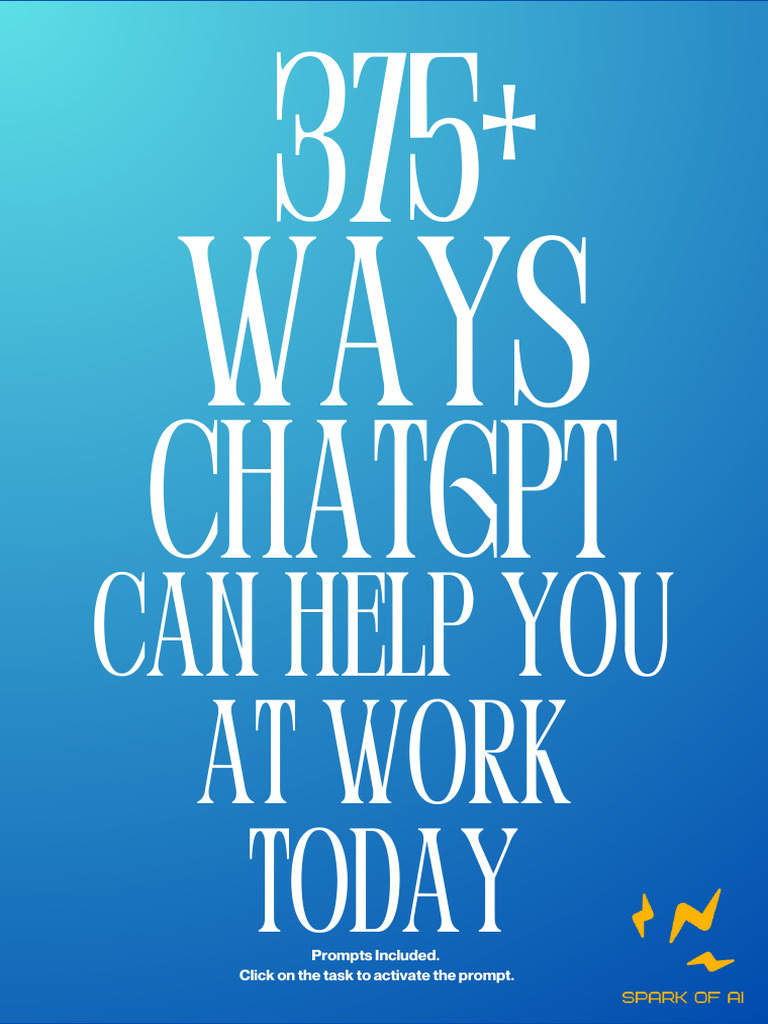 46 Ways to Use ChatGPT at Work | PDF | Artificial Intelligence ...