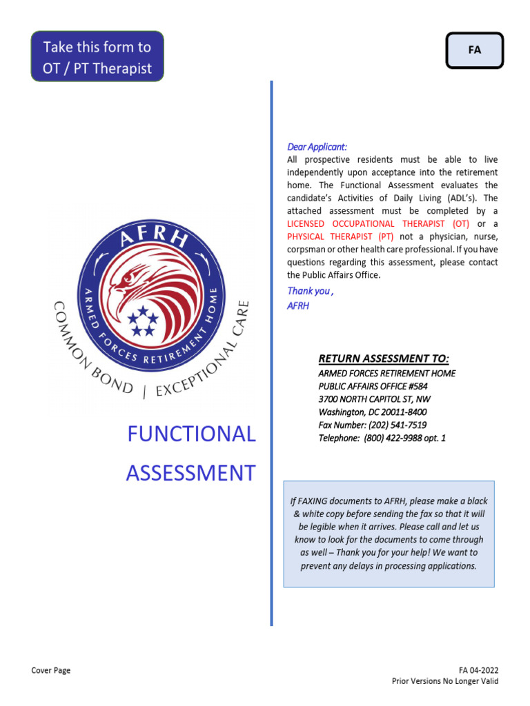 Main Functional-Assessment | PDF