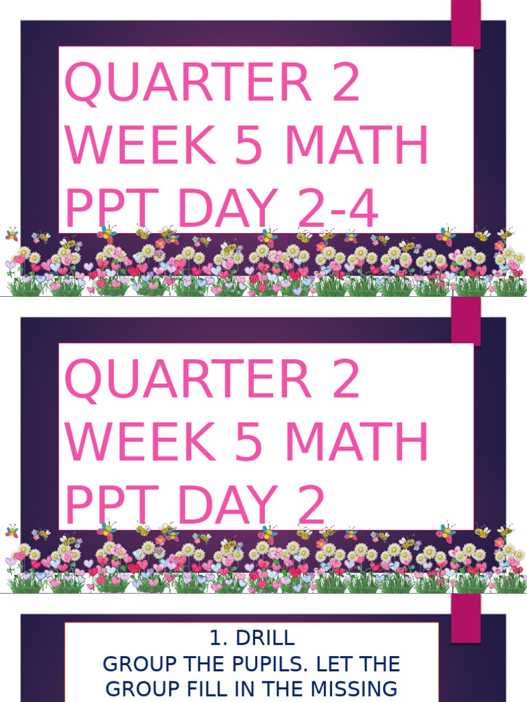 Grade 2 PPT - Math - Q2 - W5 - Day 2-4 | PDF