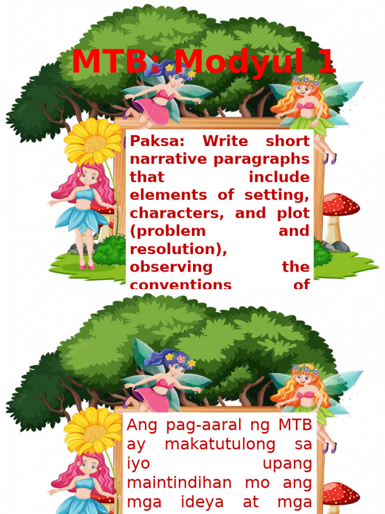 Q3 - MTB-MLE - MOD 1 - #Write Short Narrative Paragraphs | PDF