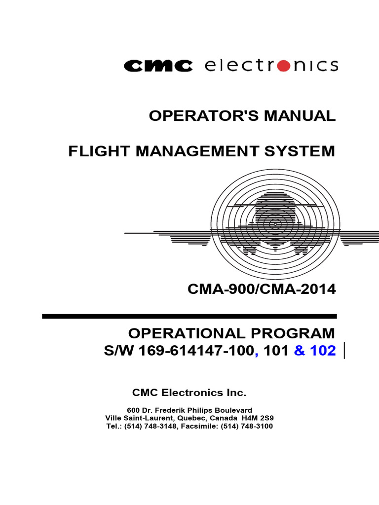 CMA-900 Manual | PDF