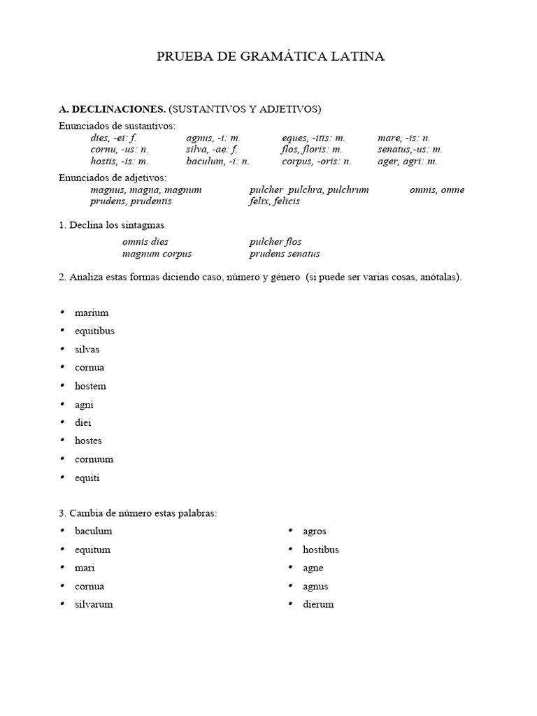 Prueba-de-gramática-1 | PDF | Idiomas | Sintaxis