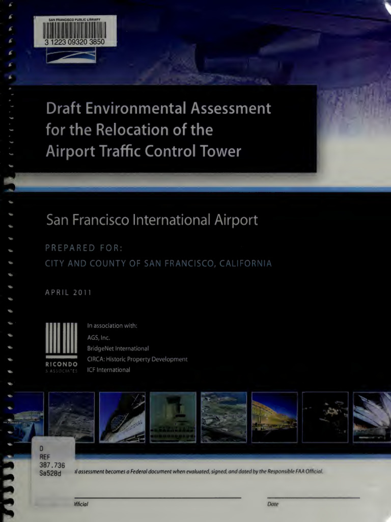 Draft Environmental Assessment For The Relocation of The Airport Traffic Control Tower - San ...