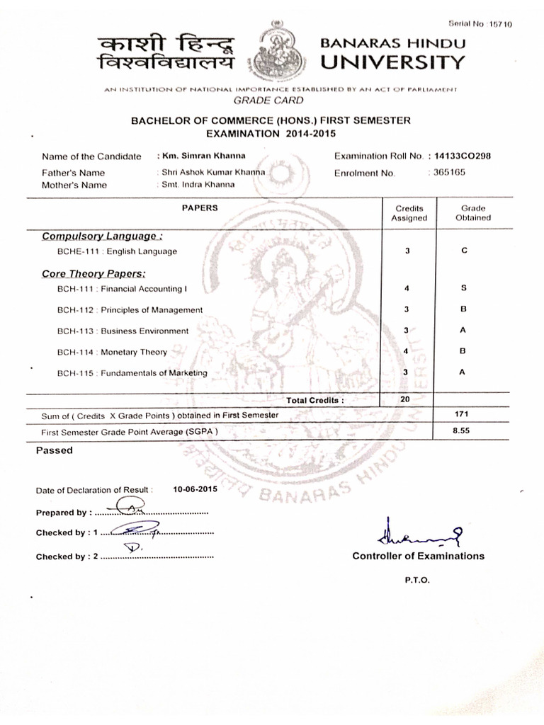 BCom_Combine - simran khanna | PDF