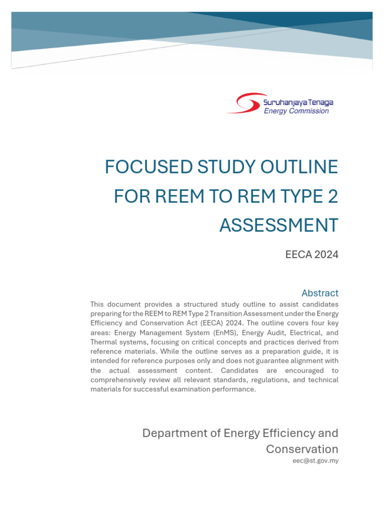 Study Outline For REEM To REM Type 2 | PDF | Boiler | Combustion