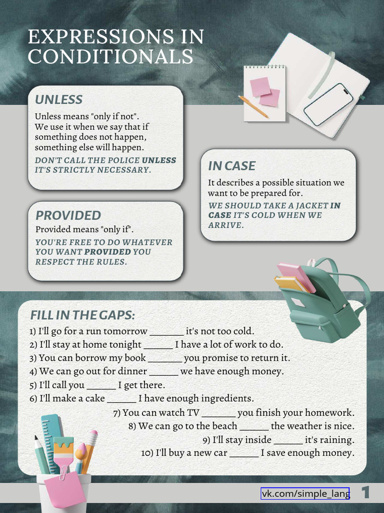 Expressions - in - Conditionals - by - Simple - Language Provided in ...
