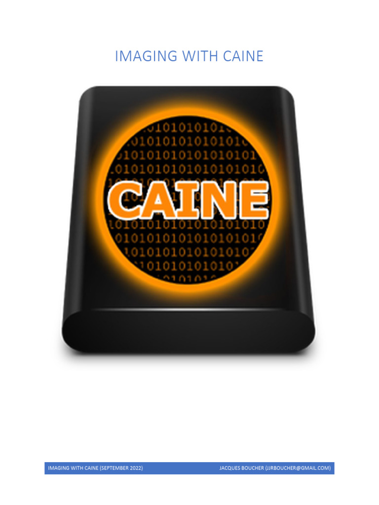 Forensic Imaging with CAINE USB | PDF | Booting | Bios