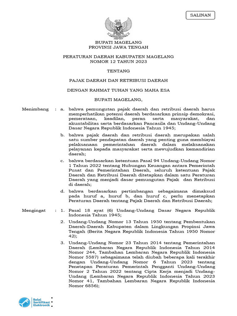 Perda Pdrd No 12 Th 2023 | PDF