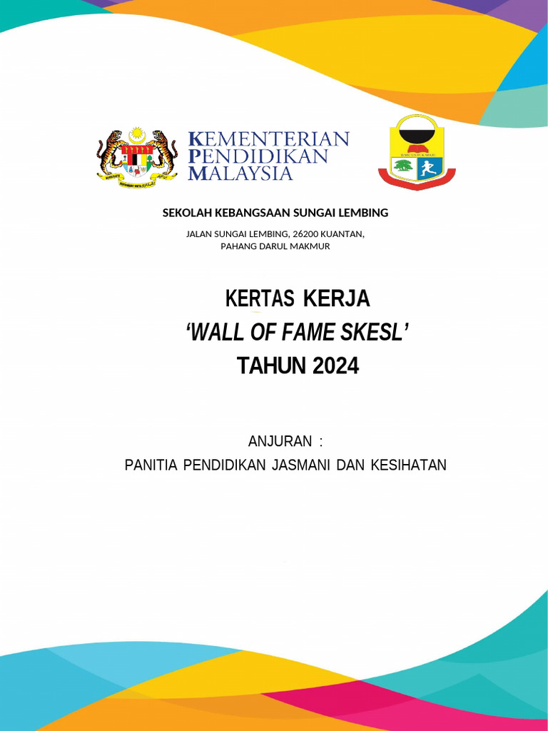 Kertas Kerja Wall of Fame | PDF