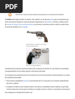 Partes de Un Revolver | PDF | Revólver | Cartucho (armas de fuego)