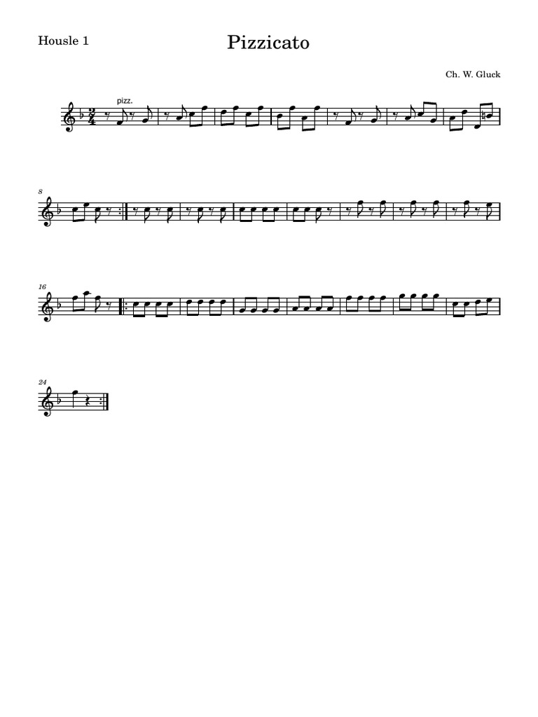 Pizzicato Techniques in Music | PDF