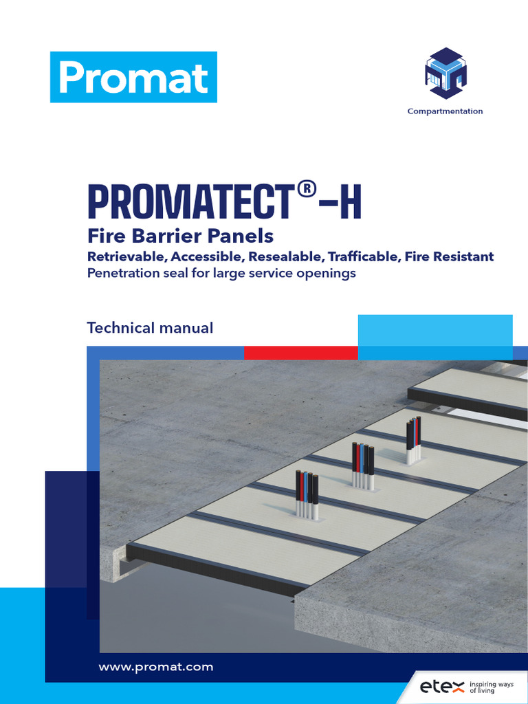 Promat Promatect H Fire Barrier Panels Technical Manual en 2021 07 ...