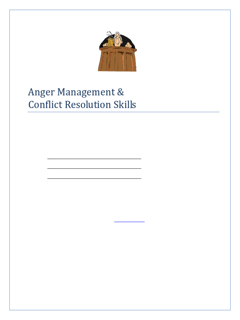 Anger Management & Conflict Resolution Guide | PDF | Anger | Feeling