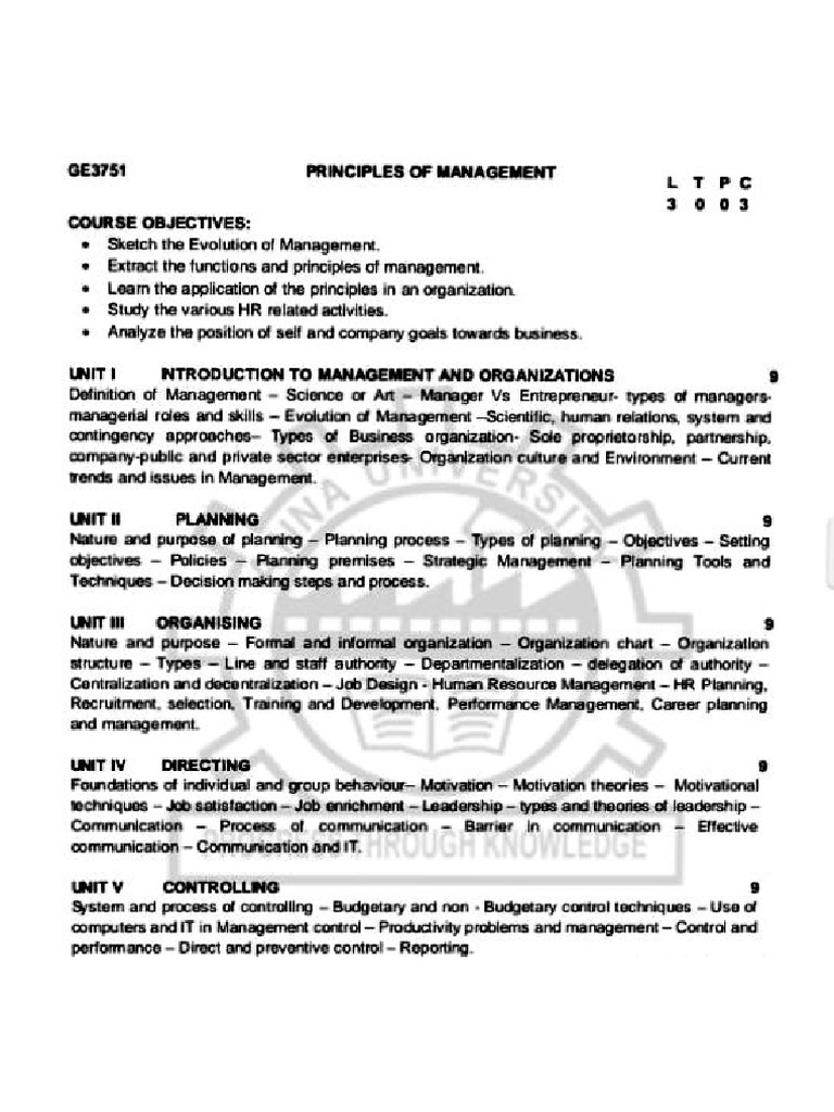 Pom Unit 1 | PDF
