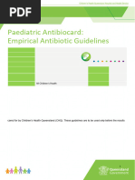 Pediatric Antibiotic Guidelines | PDF | Meningitis | Methicillin ...