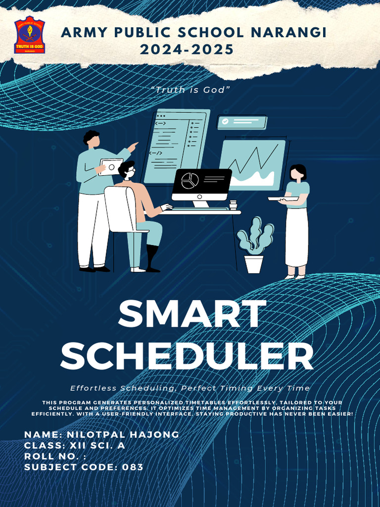 Blue Futuristic Illustration Modern Technology innovation Flyer | PDF ...