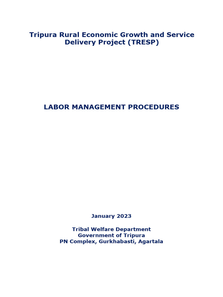 TRESP_LMP | PDF | Employment | Occupational Safety And Health
