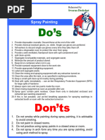 STANDARD OPERATING PROCEDURE Painting Booth | PDF | Personal Protective ...