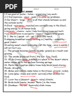 Grade 6 Short Stories | PDF | Spider