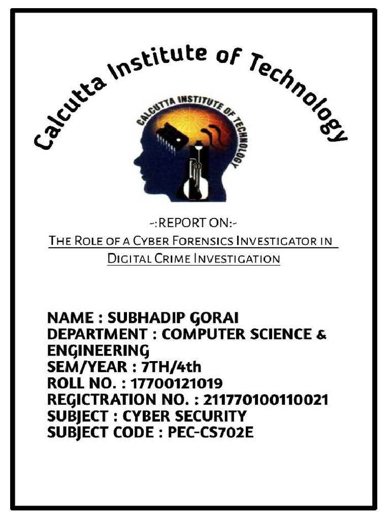 Subhadip Gorai 17700121019 CS | PDF