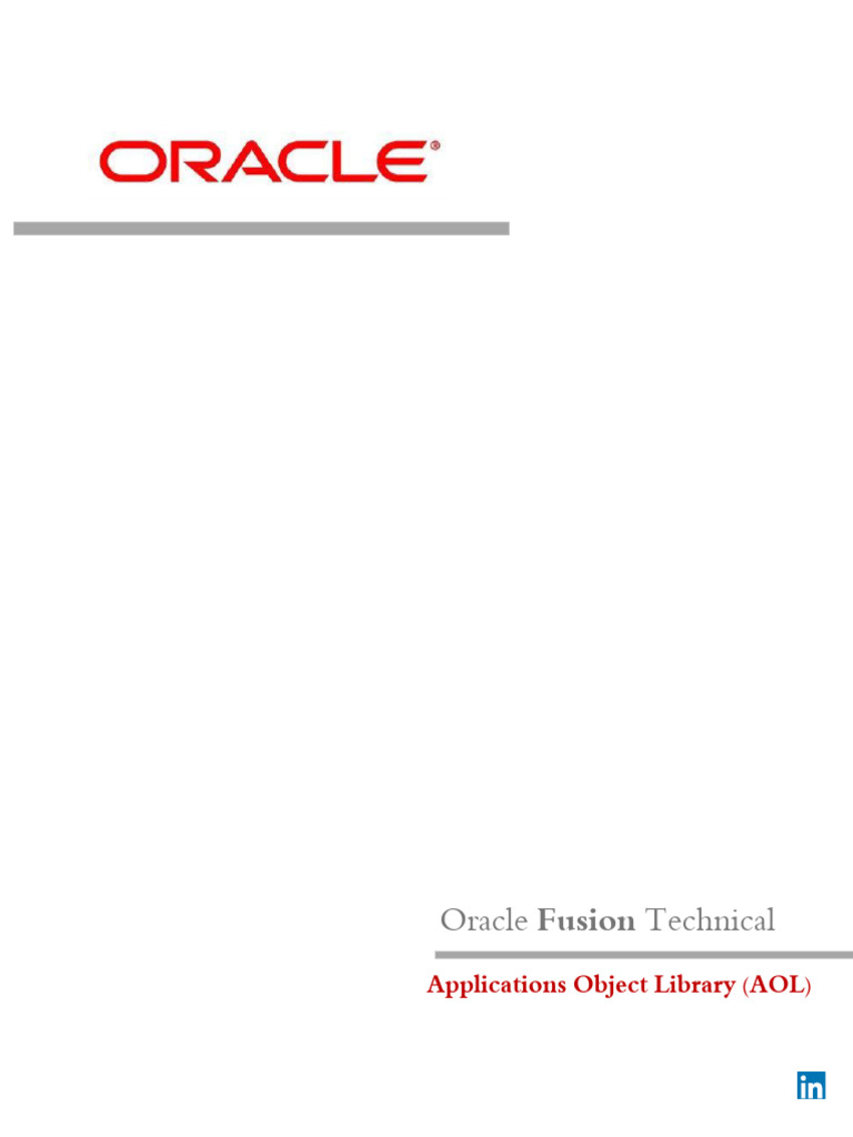 Applications Object Library - AOL | PDF | Databases | Icon (Computing)