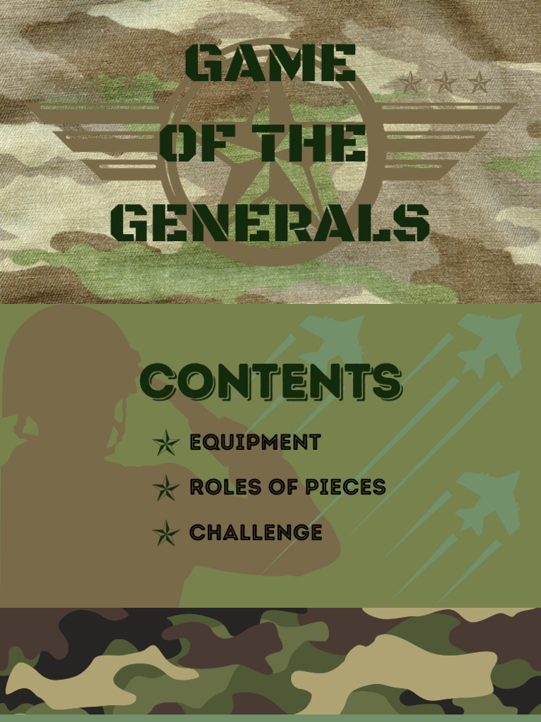 Game of the Generals | PDF | Military Rank | Military Organization