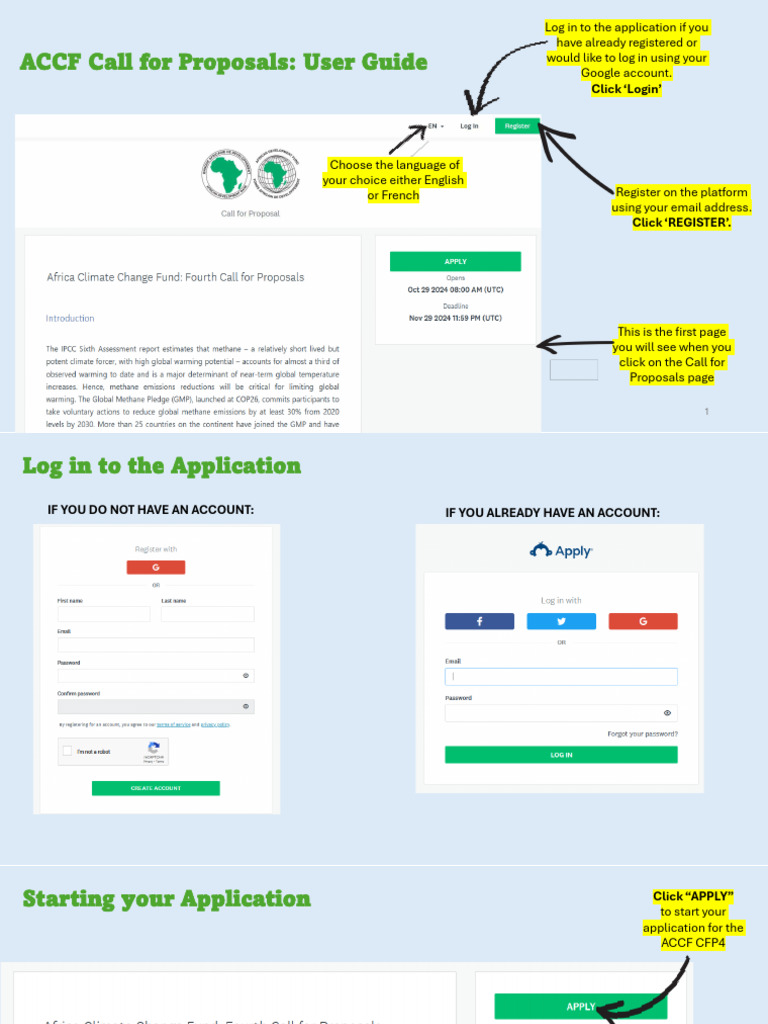 ACCF App Login and Application Guide | PDF | Login | Software