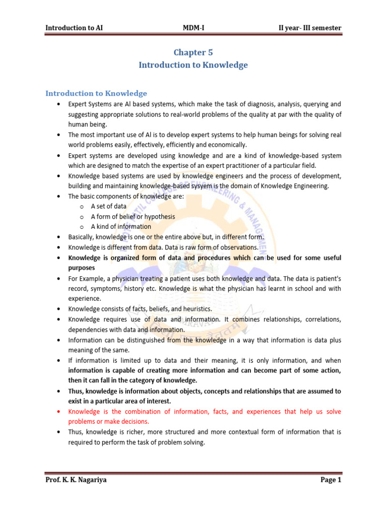 AI Knowledge Systems Guide | PDF | Knowledge | Artificial Intelligence