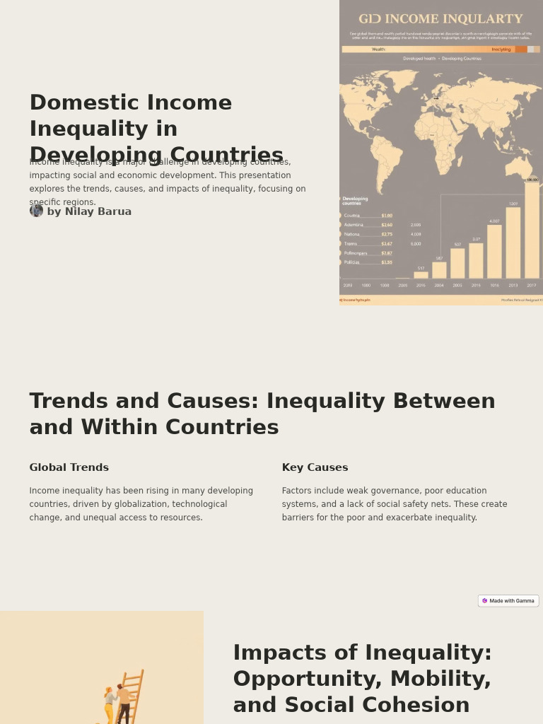 Domestic Income Inequality Trends | PDF