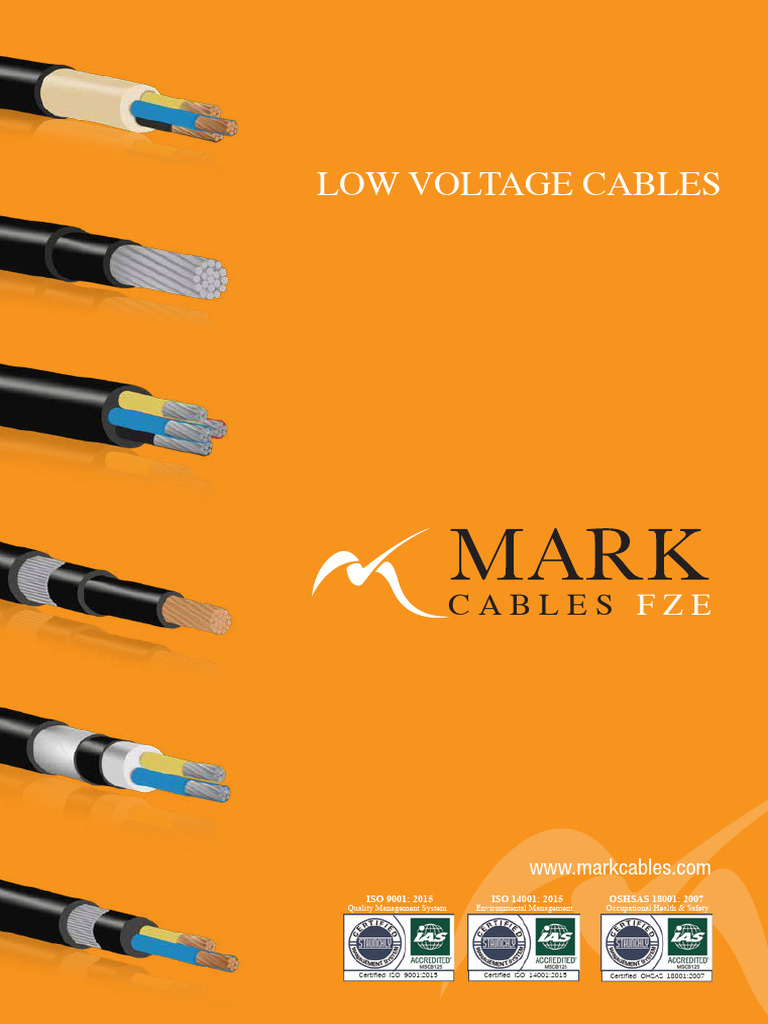 3C Low Voltage Cable Brochure | PDF | Insulator (Electricity ...