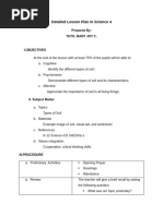 Detailed Lesson Plan in Science 4 Soil EDITED | PDF