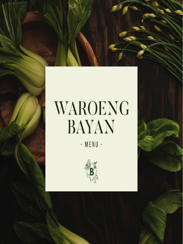 Menu Waroeng Baru | PDF