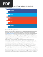Amazon Harvard Case Solution | PDF | Marketing | Business