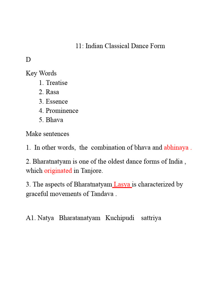 Overview of India's Classical Dances | PDF | Concert Dance | Performing ...