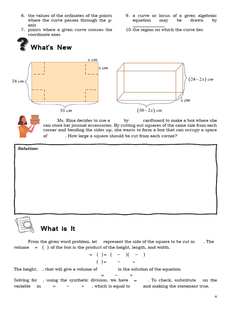 Polynomial Functions Graph Pdf Factorization Polynomial 0809
