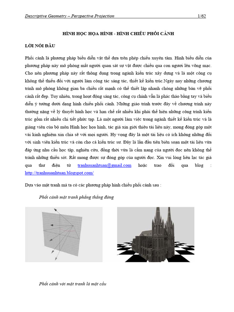 Hinh Hoc Hoa Hinh Chieu Phoi Canh | PDF
