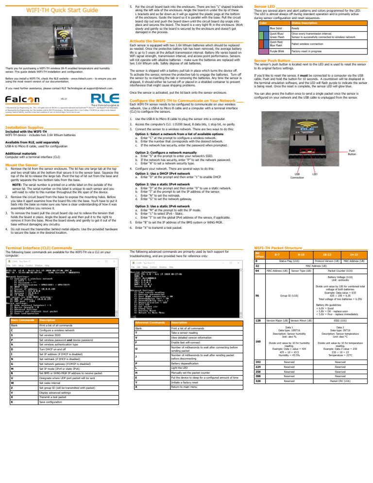 WIFI-TH_QuickStartGuide-2-21 | PDF | Ip Address | I Pv6
