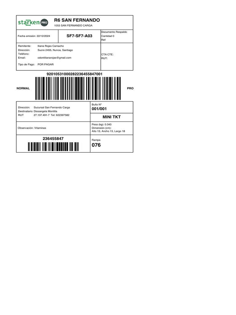 Httpsemisiones Starken Pro.s3.Us East 1.amazonaws - comeMISIONemision Orden de Flete 236455847 ...